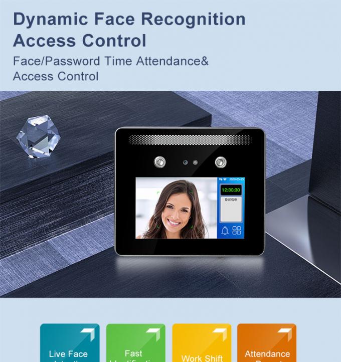 4.3inch Wifi SDK RFIDの顔の認識のアクセス管理 システム
